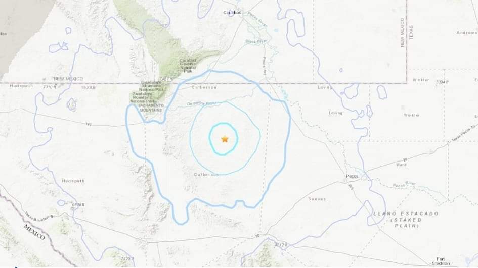 MÚLTIPLES TERREMOTOS SE REGISTRARON ESTA MAÑANA EN EL OESTE DE TEXAS ...