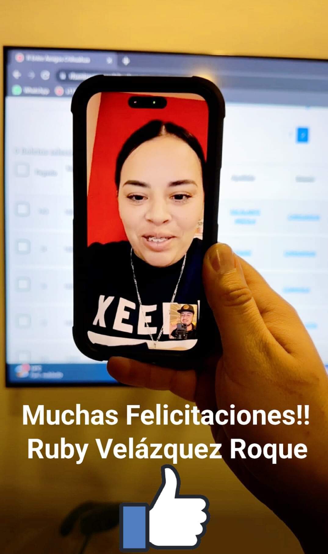 MUCHAS FELICIDADES A RUBY VELÁZQUEZ ROQUE POR RESULTAR GANADORA DE DOS VEHÍCULOS EN «RIFAS ENTRE ...