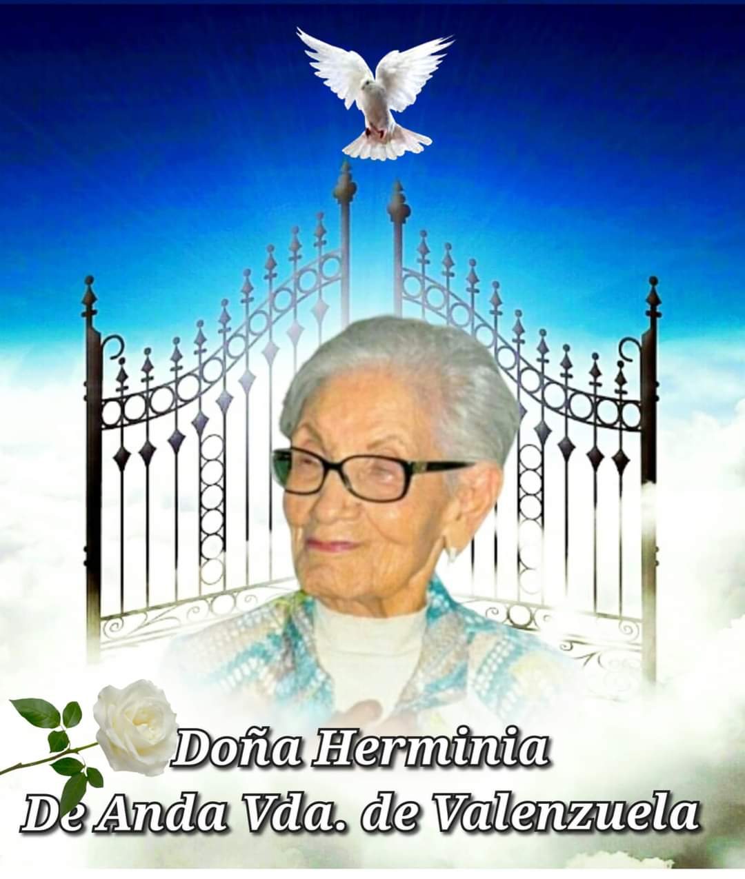 🖤OBITUARIO POR DOÑA HERMINIA DE ANDA VIUDA DE VALENZUELA | OJINAGA NOTICIAS