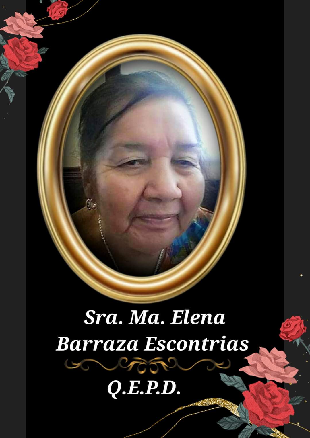 🖤OBITUARIO POR LA SRA. MARIA ELENA BARRAZA ESCONTRIAS | OJINAGA NOTICIAS