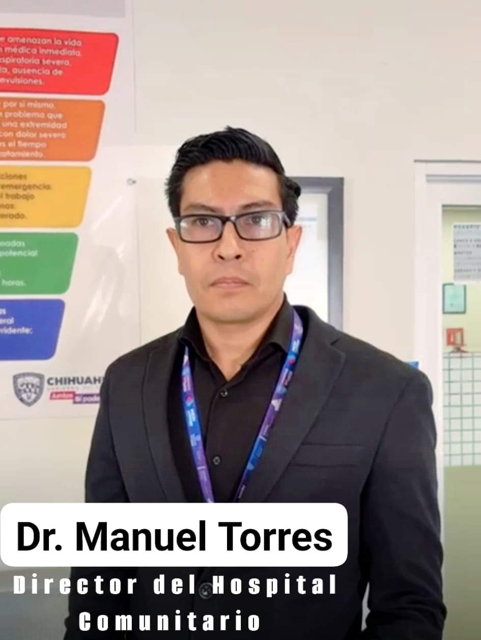 EL DR. MANUEL TORRES ES EL NUEVO DIRECTOR DEL HOSPITAL COMUNITARIO. | OJINAGA NOTICIAS